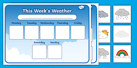 Weather Symbol Cut-Outs