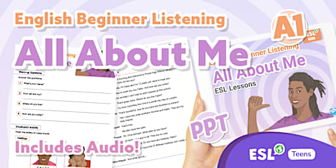 ESL Beginner Listening: My City [Teens, A1]