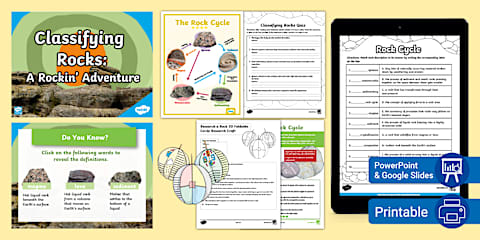 Sixth Grade Classifying Rocks PowerPoint & Google Slides