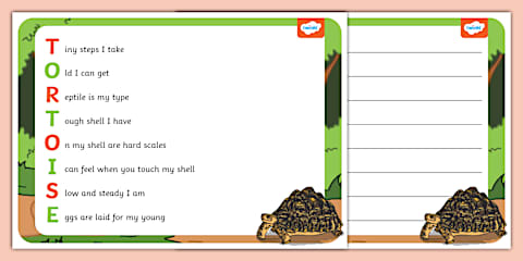 Friendship Acrostic Example Poem and Template - KS2 Writing
