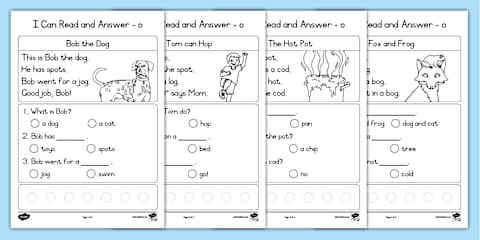 Grade 1 English - Term 1 - Reading Comprehensions- Worksheet: a Sound ...