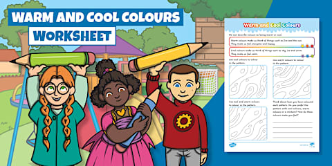 Warm and Cool Colours Art Activity Instructions