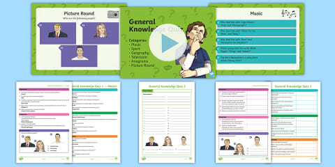 General Knowledge Quiz for Kids PowerPoint