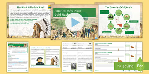 Gold Rush Overview PowerPoint & Google Slides for 3rd-5th Grade