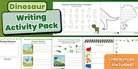 Describe the Dinosaur Worksheet Pack