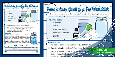 EYFS Science Experiments Using Water Resource Pack | Twinkl