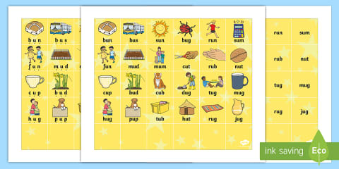 CVC Words 'i' Differentiated Mat (Compatible with Bee-Bot)