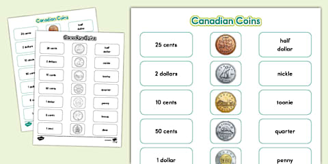 Identifying and Representing Canadian Coins and Bills to $200 ...