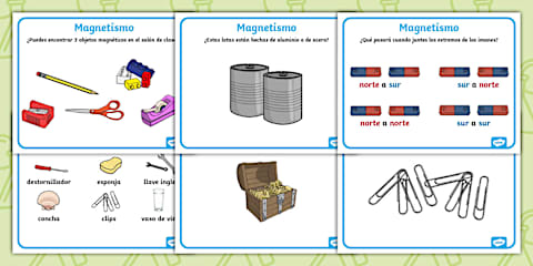 Ficha de actividad: Polos magnéticos, ¿atracción o repulsión?