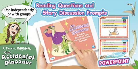 'Planet XJ21' Guided Reading Questions and Discussion Prompts PowerPoint