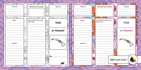 Hawaii Fact File Activity Mat for 3rd-5th Grade