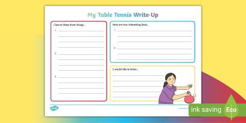 Table Tennis PE Games Pack