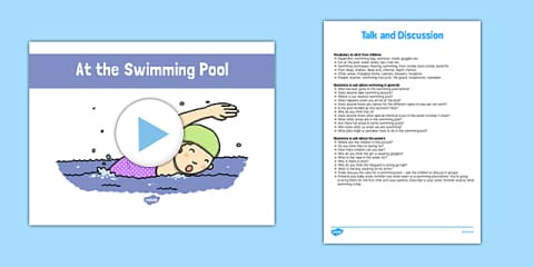 Social Story Swimming Lessons Booklet