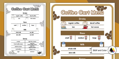 Coffee Cart Student-led Business Project Pack