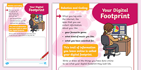 Digital Footprint Fact File Template