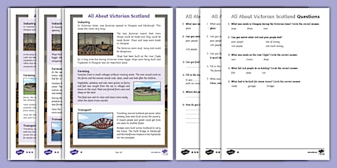 CfE Second Level Victorian Differentiated Reading Comprehension ...