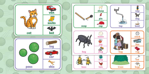 Matching Rhyming Cards
