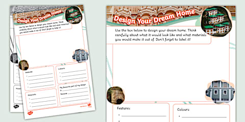 Design Your Dream Home Worksheet