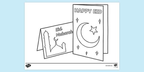 Eid Moon and Stars Mobile Decoration - Eid al-Fitr, Eid decorations ...