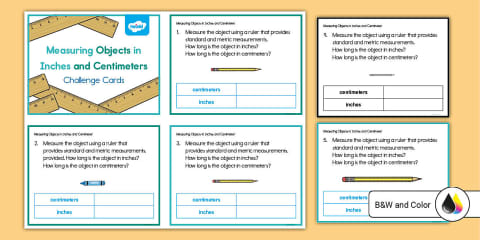Estimating Length Sorting Cards