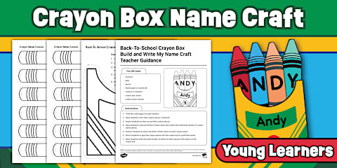 Editable Name Rainbow Craft for PreK-K