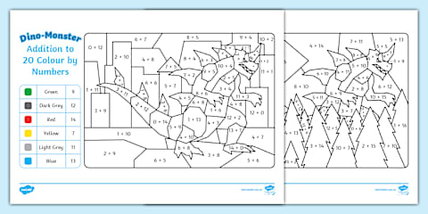 Addition to 20 Activity Sheets | Twinkl
