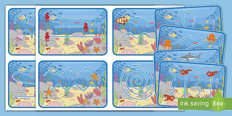 Under the Sea Animals Modelling Dough Mats