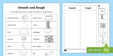 hard and soft objects printable worksheets