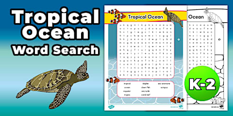 Wetlands Habitat Differentiated Word Unscramble for K-2nd Grade