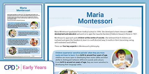 Maria Montessori (Handout)