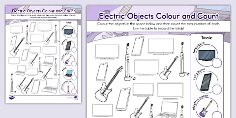 Fourth Grade Electricity and Circuits Color by Number
