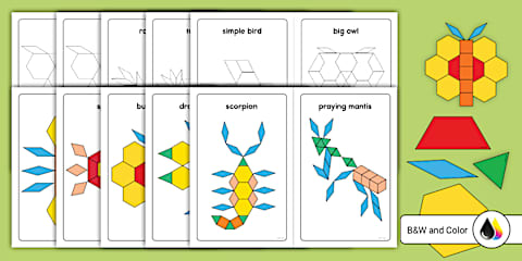 Geoboard Task Cards and Recording Sheet
