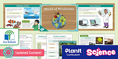 Science: Biodiversity - Minibeasts: Plants and Microhabitats Year 2 ...
