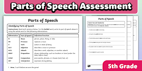Fifth Grade Paired Passages Reading Assessment