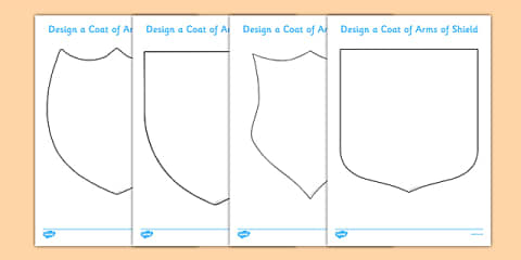 Student Shield Activity Shield of Strength Activity Template