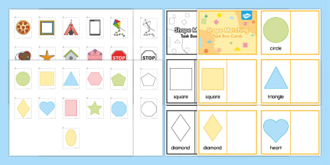 Identical and Nonidentical Matching Cards and Sorting Mats for Special ...