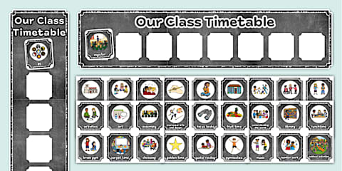 Nursery / Foundation Stage 1 A4 Daily Routine Cards