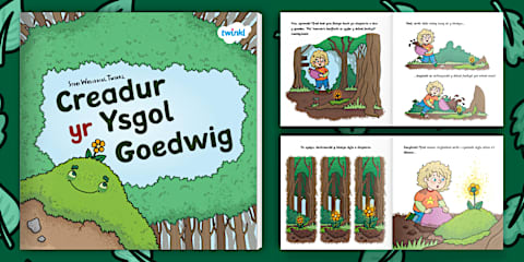 Creadur yr Ysgol Goedwig: Cuddio a Chwilio am Fflora