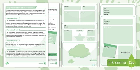 EYLF Observation Templates Pack