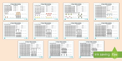 KS2 Ultimate Times Table Activity Pack Times Table Challenge