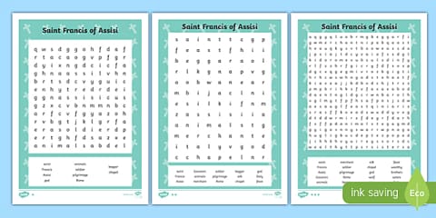 Saint Francis of Assisi Activity Pack