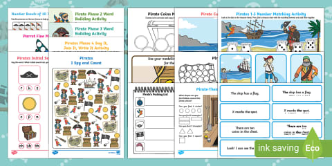 Pirate Themed Writing Activity Pack