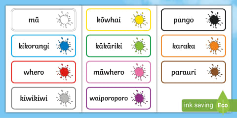 Colour the T-Shirt Worksheet Te Reo Maori