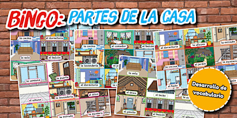 Ficha de actividad: Las partes de la casa