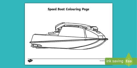 Boat Colouring Pages