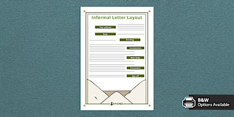 Formal Letter Layout Display