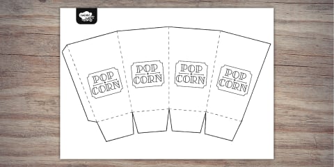 Popcorn Display Cut Out