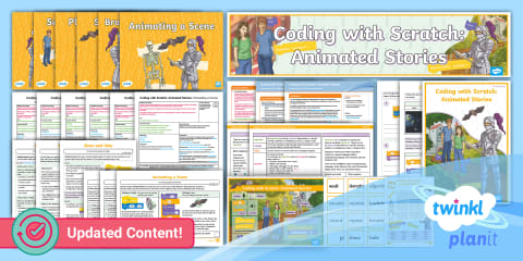 Coding with Scratch - Developing Games - Year 5 Unit Pack