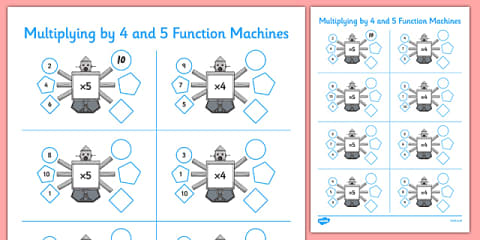 Make Your Own Function Machine Worksheet