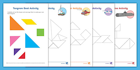 Autumn Tangram Puzzles